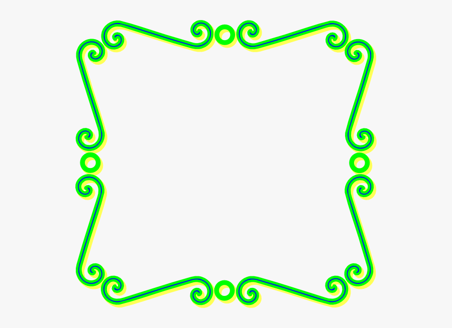 Green Scroll Art Label Clip Art At Clker - Sofia The First Frames Png ...