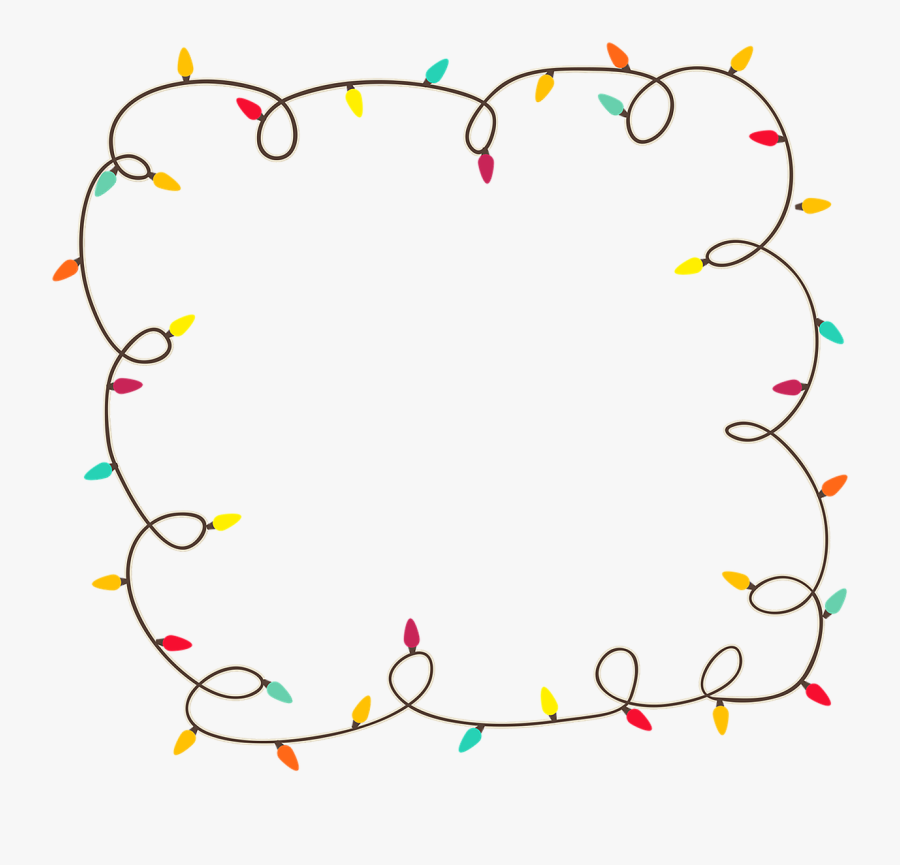 Holiday Lights Christmas Free Picture - รูป ตกแต่ง Png , Free ...