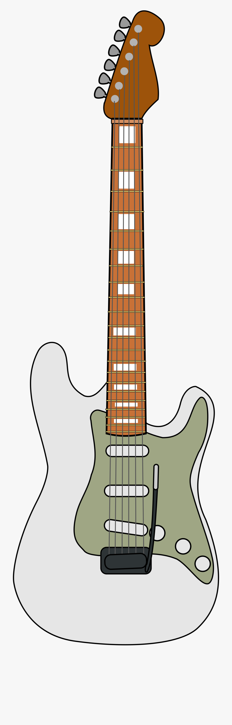 File Fender Stratocaster Wikimedia - Fender Stratocaster Vector , Free ...