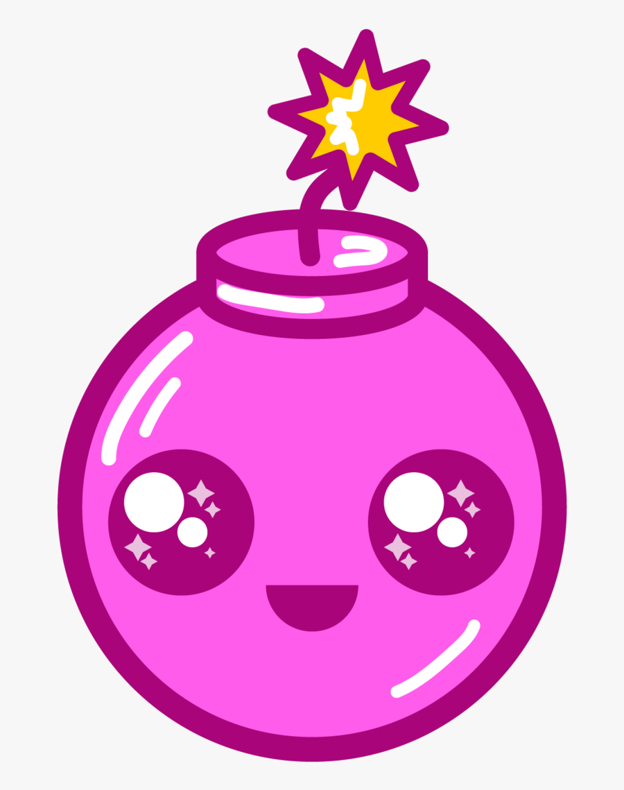 Pink Clipart Bomb - Pink Bomb , Free Transparent Clipart - ClipartKey