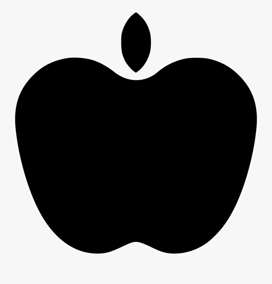 Apple Clipart Icon - Black Apple Clip Art , Free Transparent Clipart ...