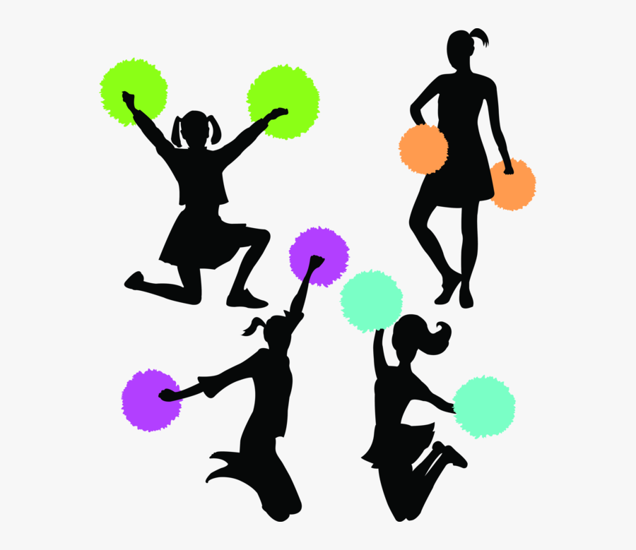 Cheerleading Pom-pom Clip Art - Cheerleaders Png , Free Transparent ...