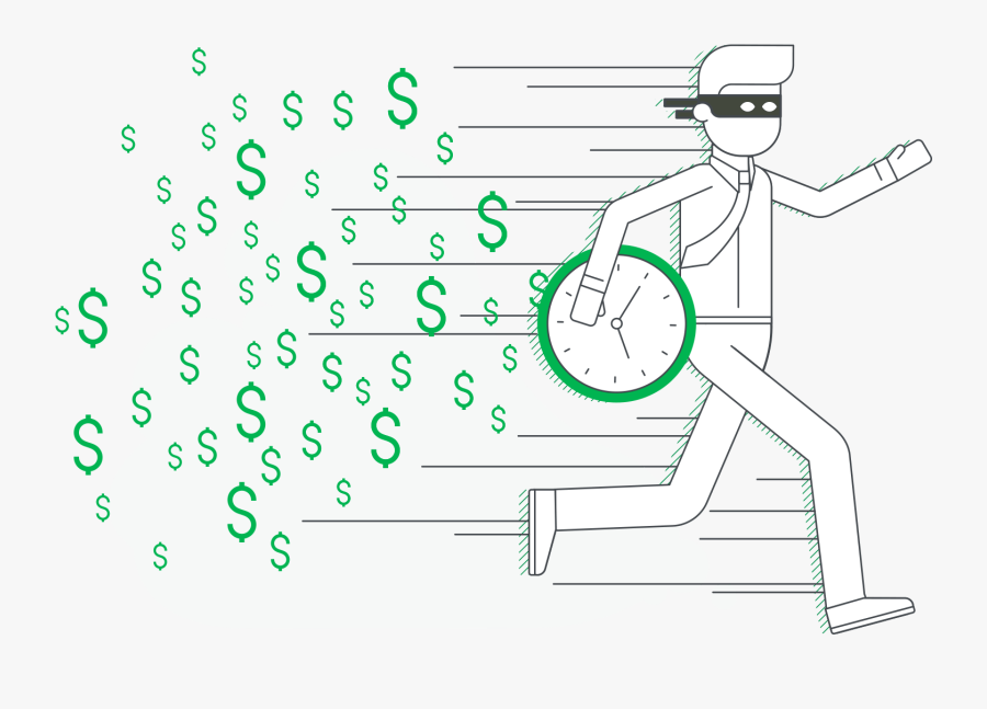 Stealing Time - Illustration , Free Transparent Clipart - ClipartKey