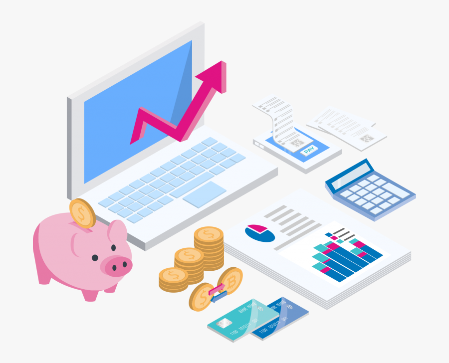 Isometric Vector Illustration Accounting , Free Transparent Clipart ...