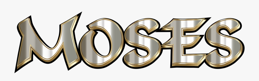 Gold,text,brand - Moses Logo , Free Transparent Clipart - ClipartKey