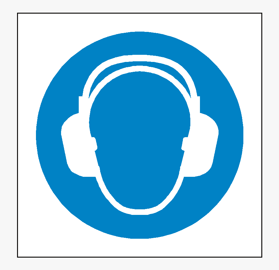 Safety Symbols Safety Label - Wear Hearing Protection Sign , Free ...