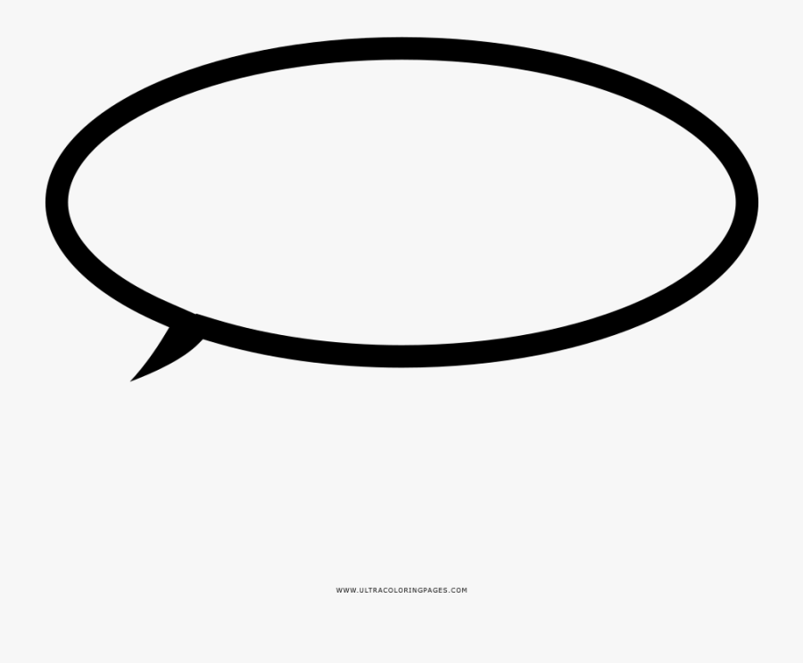 Hd Speech Bubble Coloring Page - Circle , Free Transparent Clipart ...