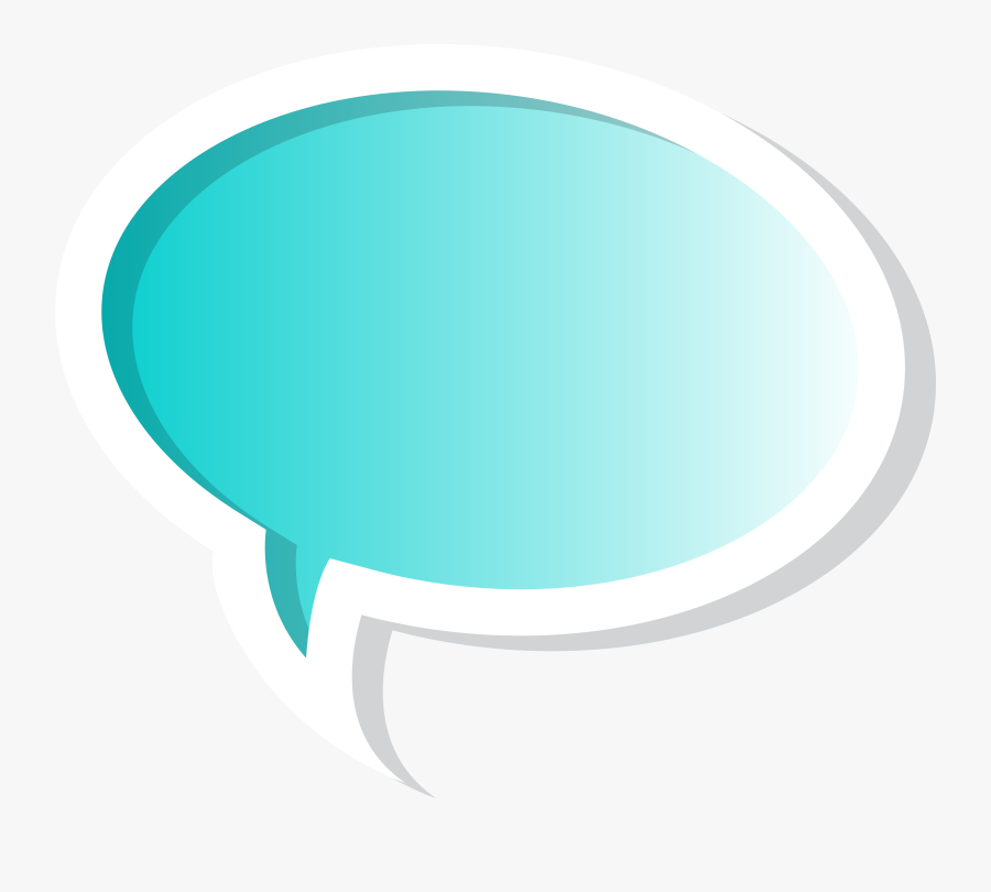 Speech Bubble Blue Png Clip Art Image Gallery - Circle , Free ...