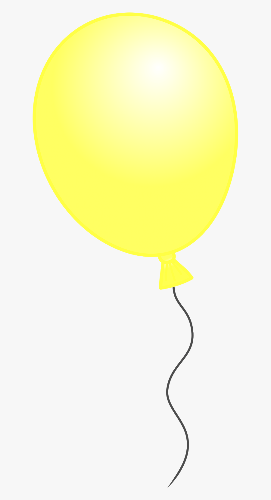 Yellow Balloon Clipart - Circle , Free Transparent Clipart - ClipartKey