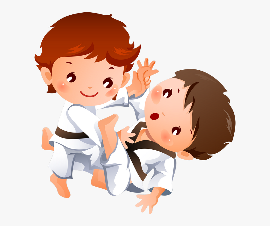 Kids Judo Cartoon , Free Transparent Clipart - ClipartKey