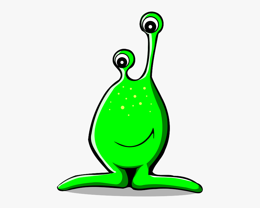 Green, Eyes, Looking, Frog-like - Alien Clipart , Free Transparent ...