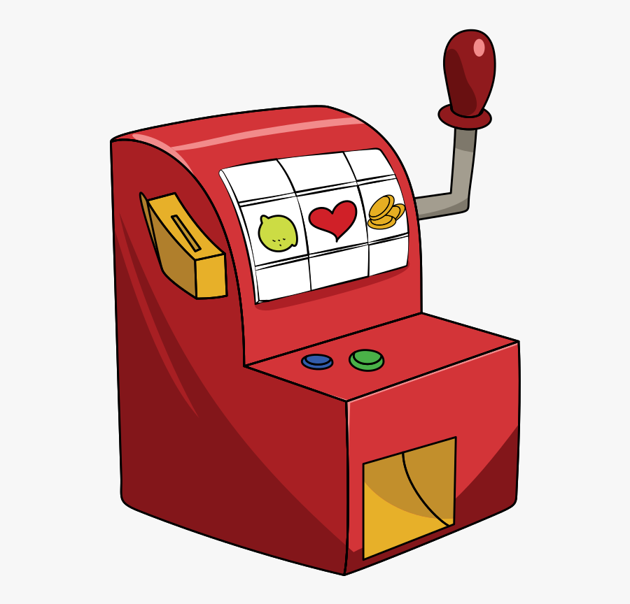 Little Red Slot Machine - Cassino Clipart , Free Transparent Clipart ...