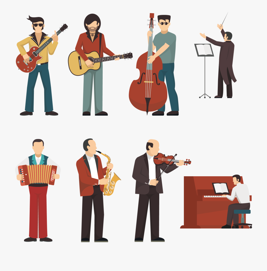 Instruments Clipart Band Instrument - Musicians Clip Art , Free ...