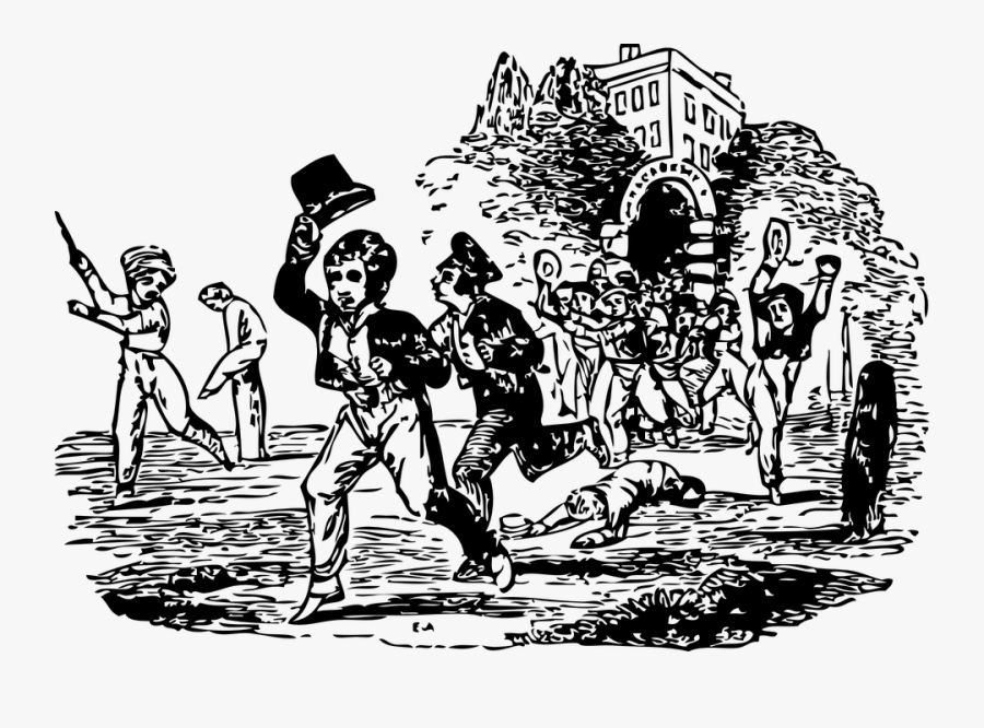 People Running Scared Drawing , Free Transparent Clipart - ClipartKey