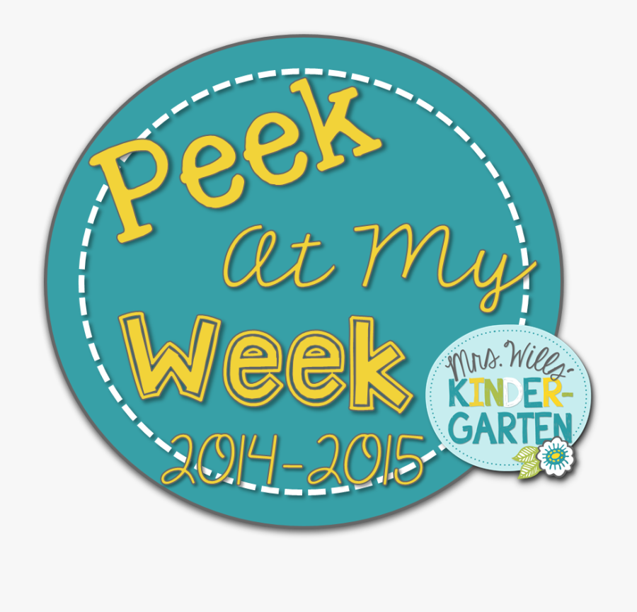 Peek At My Week , Free Transparent Clipart - ClipartKey