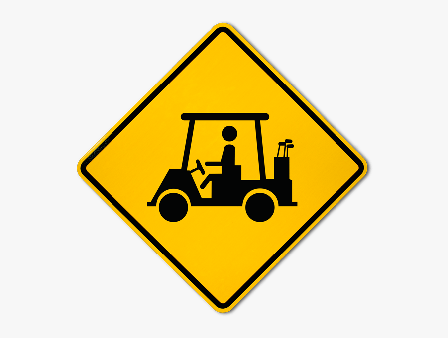 Golf Cart Crossing F - Golf Cart Crossing Sign , Free Transparent ...