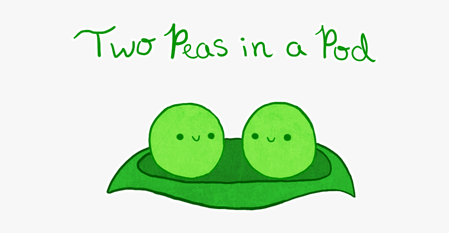 Cartoon Two Peas In A Pod , Free Transparent Clipart - ClipartKey