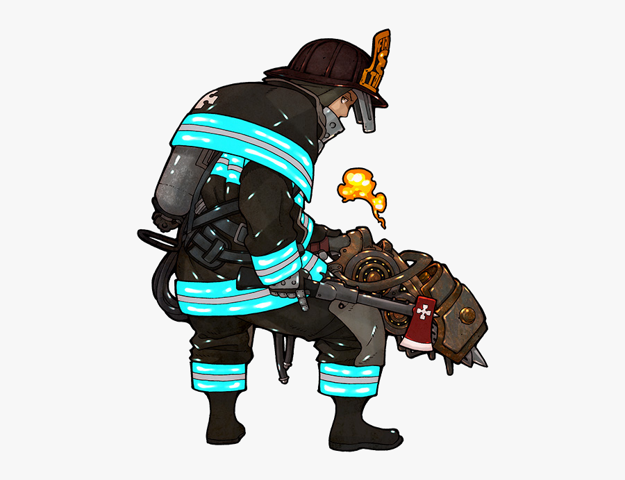 Transparent Fire Brigade Clipart - Fire Force Volume Covers , Free ...