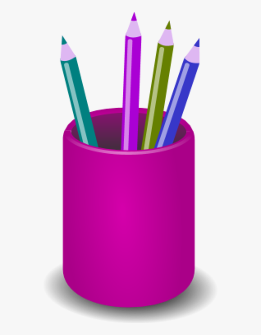 Vector Clip Art - Transparent Background Pencil Holder Png , Free ...