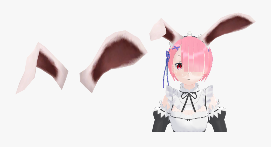 Transparent Bunny Ears Clipart - Mmd Rabbit Ears , Free Transparent ...