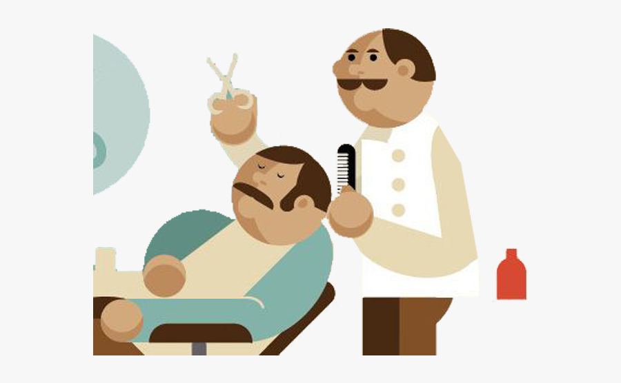 Hairstyle Comb Illustration Haircut - Cartoon Barber Png , Free ...