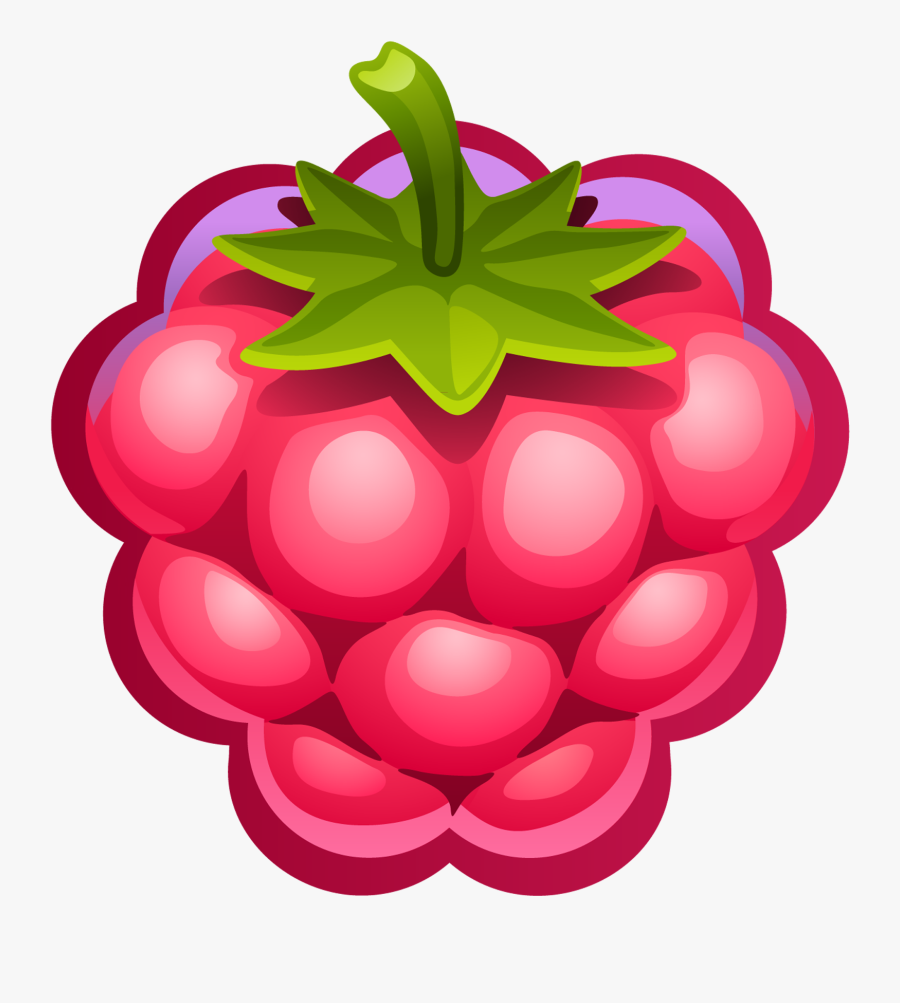 Clipart Of Fruit, Consist And Fruit For - Raspberry Clip Art Png , Free ...