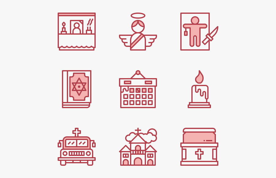 Funeral - Icon , Free Transparent Clipart - ClipartKey