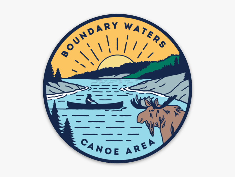 Boundary Waters Canoe Area Sticker, Sticker - Boundary Waters Canoe ...