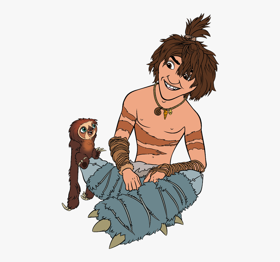 Guy And Belt Croods Drawing , Free Transparent Clipart - ClipartKey