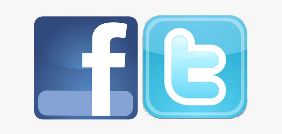 Facebook And Twitter Logo Png , Free Transparent Clipart - ClipartKey