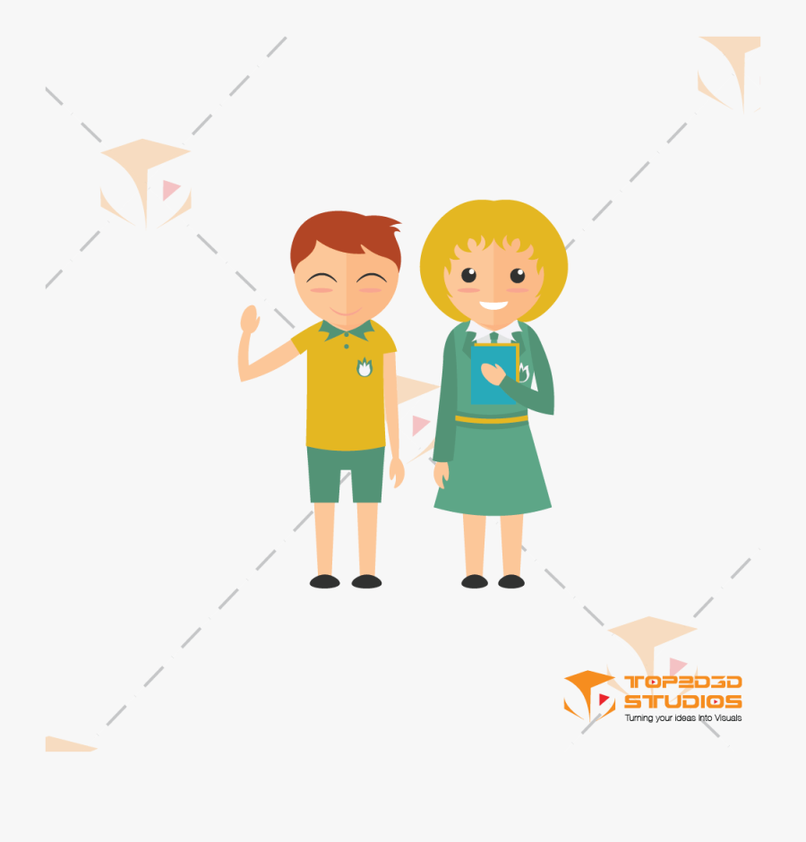 Download 2d Student Pair - 2d Student , Free Transparent Clipart ...