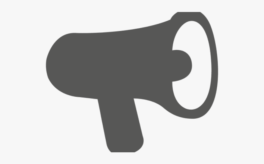 Gray Clipart Megaphone , Free Transparent Clipart - ClipartKey