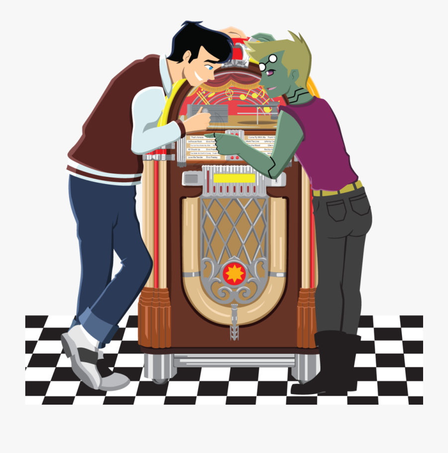 Jukebox Clipart Throwback - Cartoon , Free Transparent Clipart - ClipartKey