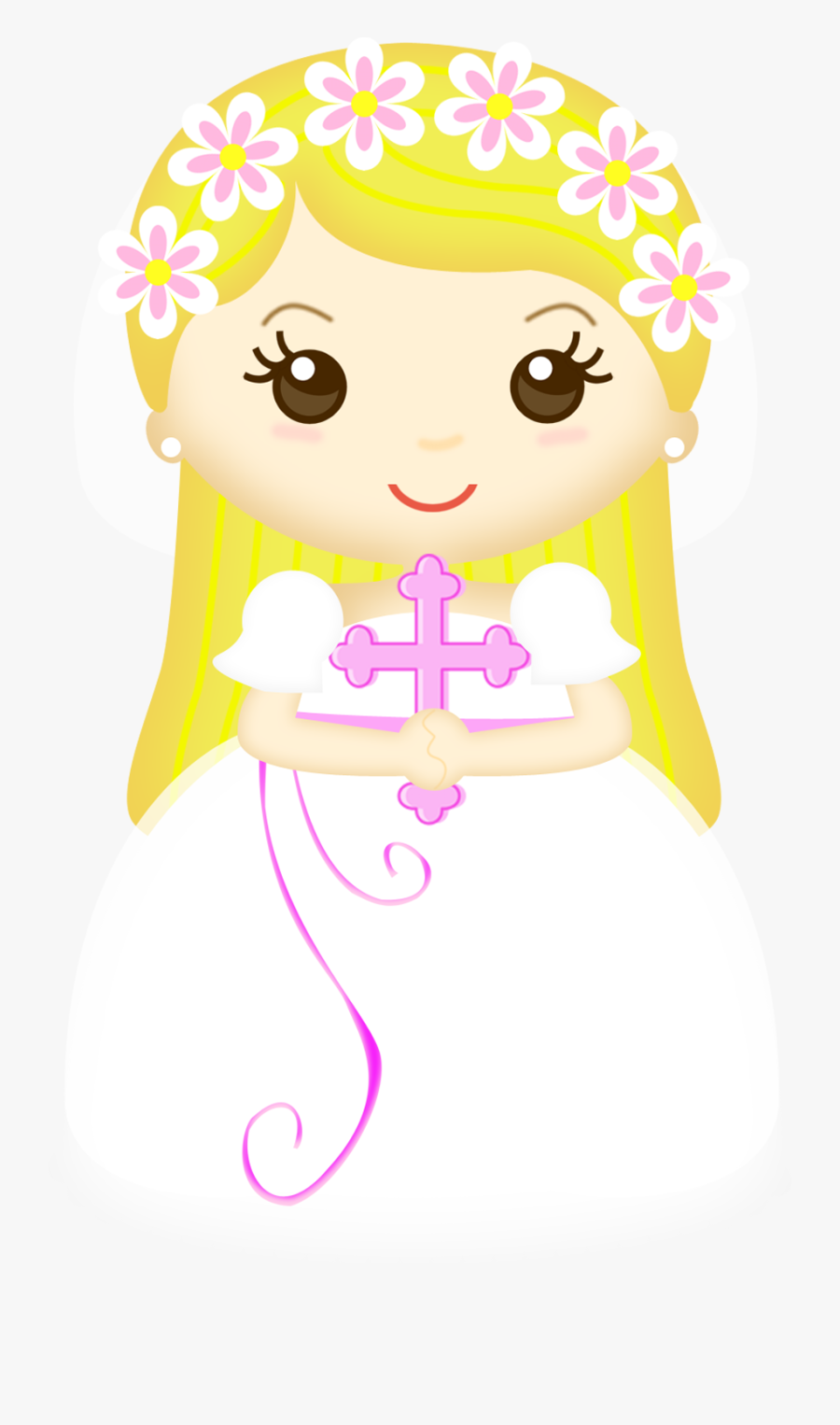 Confirmation Clipart Happy - Girls Communion Png , Free Transparent ...
