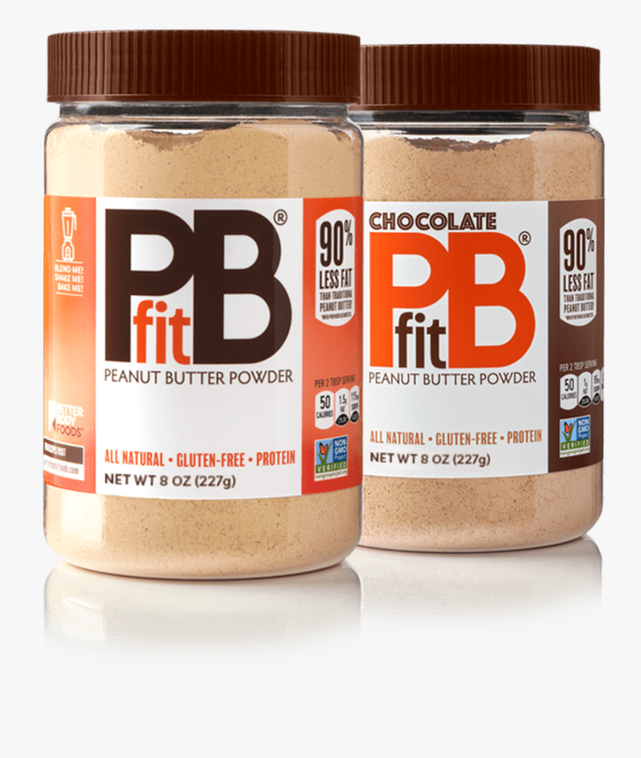 Two Containers Of Original And Chocolate Sugar-free - Pbfit All Natural ...