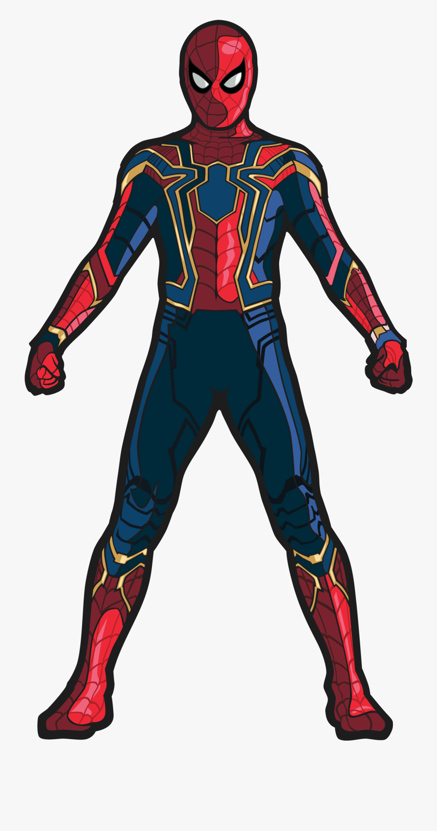 Iron Spider Drawing Step By Step Free Transparent Clipart ClipartKey
