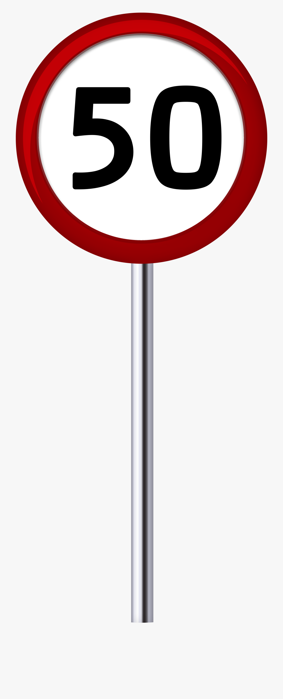 Traffic Sign Speed Limit 50 Png Clip Art - Speed Limit Sign Clipart Png ...