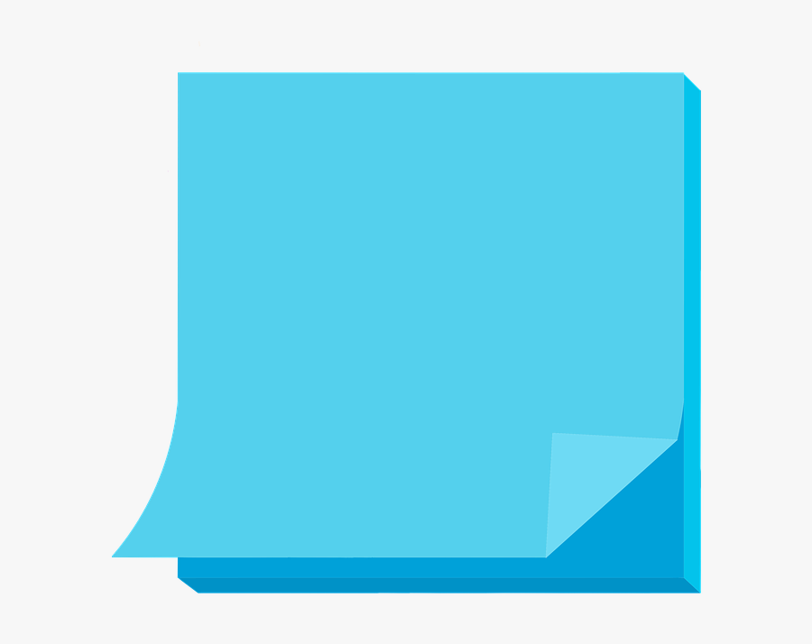 Post It, Sticky Note, Sticky, Note, Sticky Notes - Post It Blue Png ...