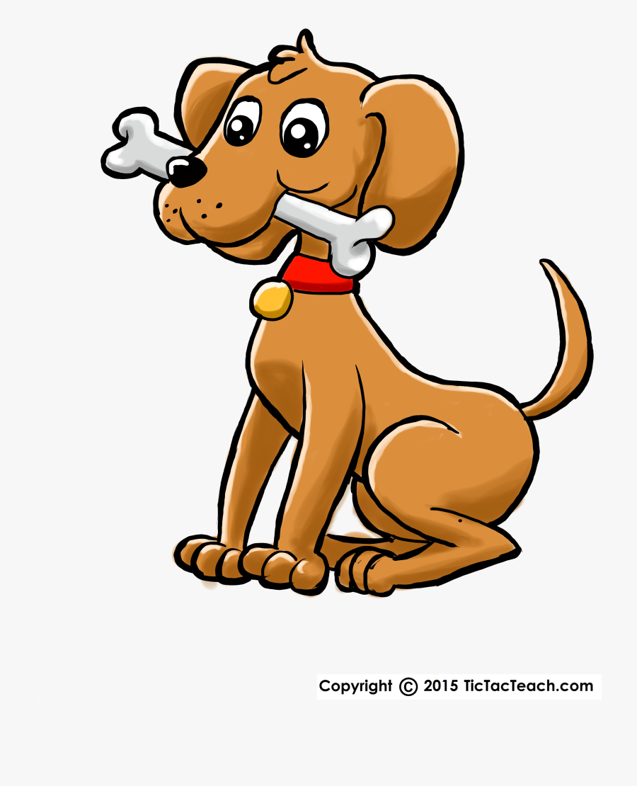 Dog Bone Clipart High Resolution - Dog With Bone Cartoon Png , Free ...