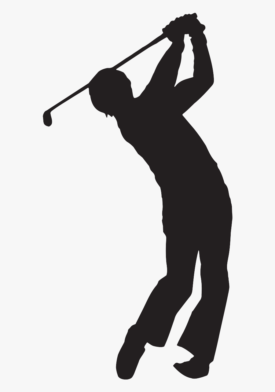 Golfer Outline Clip Art - Outline Of A Golfer Png , Free Transparent ...