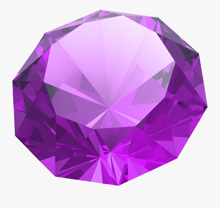 Purple Diamond Drawing Png , Free Transparent Clipart - ClipartKey