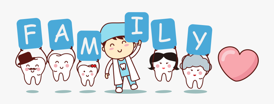 Cartoon Illustration Teeth Dentist - Animated Tooth Family , Free ...