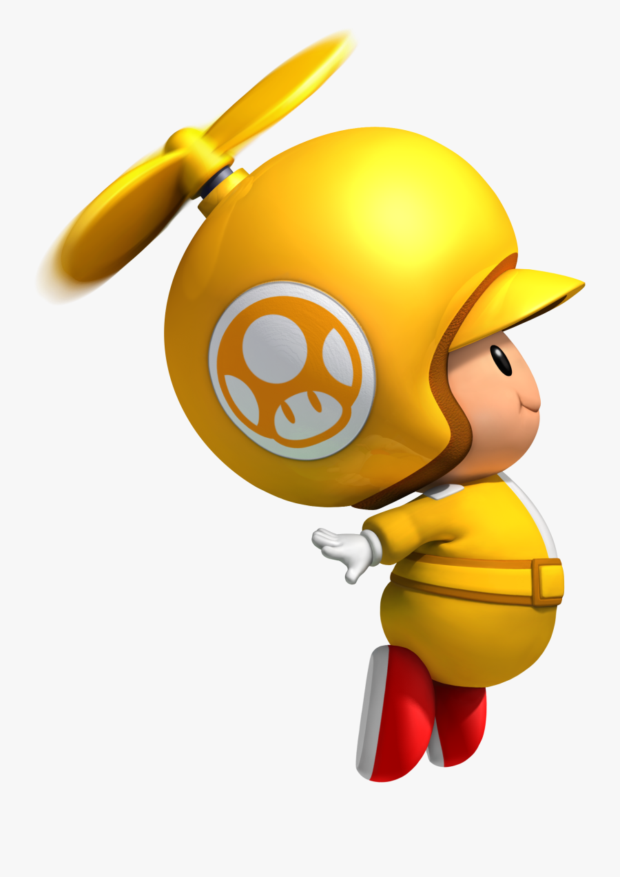 Propeller Yellow In Super - New Super Mario Bros Wii , Free Transparent ...