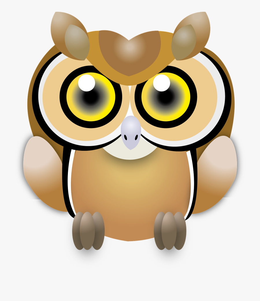 Owl Wisdom Ave - Cartoon , Free Transparent Clipart - ClipartKey