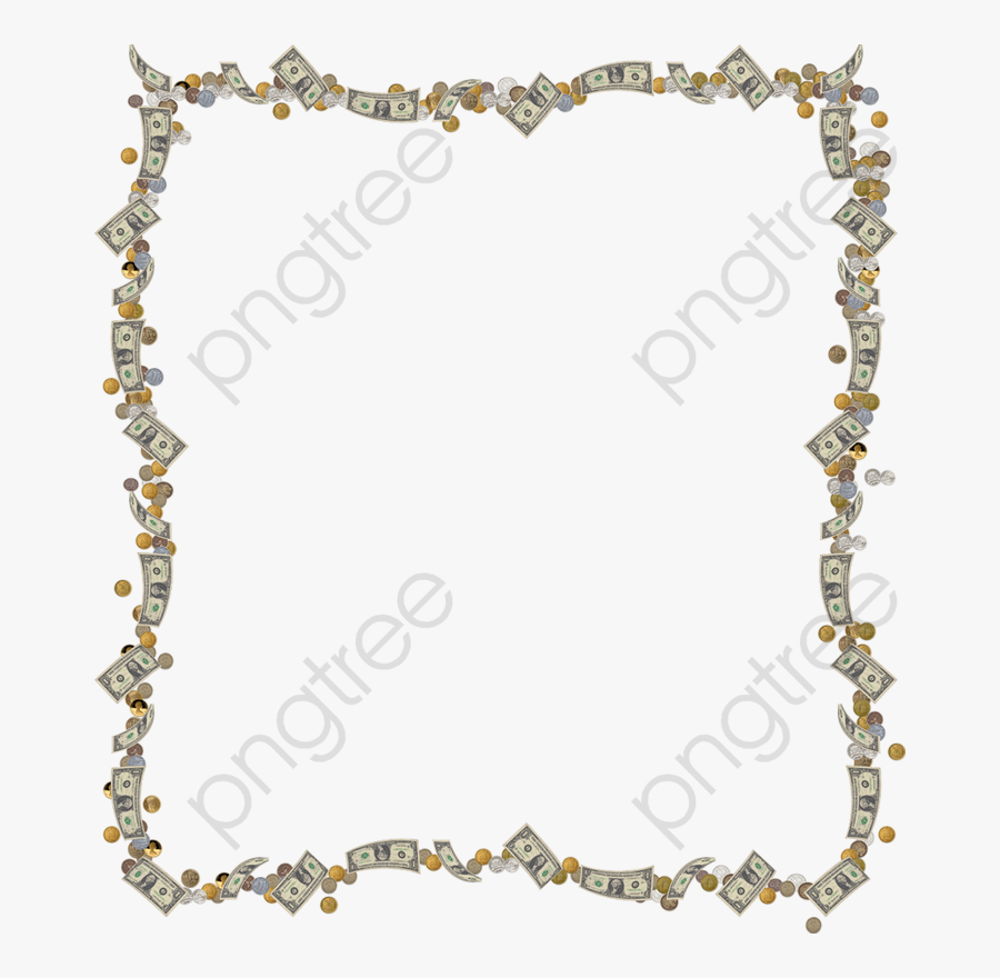 Money Border, Money Clipart, Frame, Dollar Png Transparent - Wedding ...
