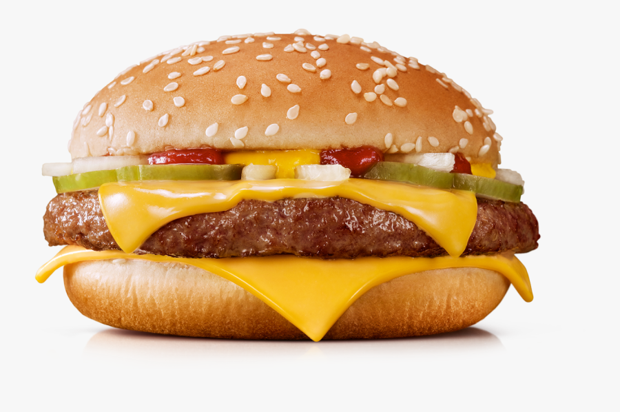 Mcdonalds Quarter Pounder Cheeseburger Hamburger Restaurant Cheeseburger Png Free