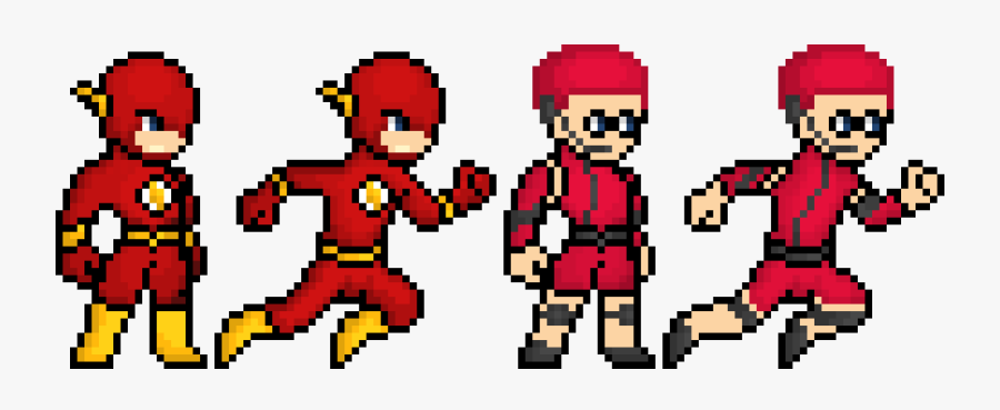 The Flash Pixel Art Collection - Pixel Art The Flash , Free Transparent ...