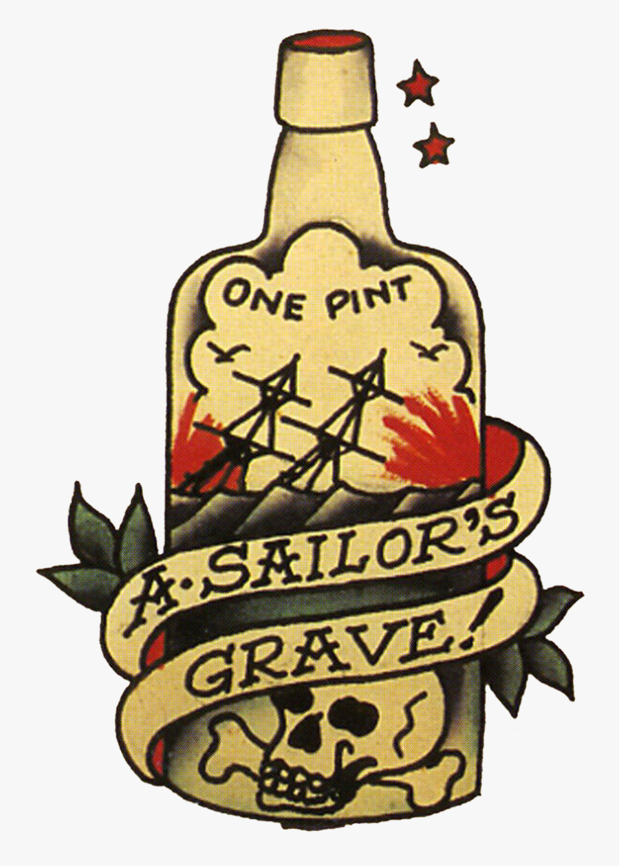 Clip Art Sailor Jerry Tatoo Flash - Sailor Jerry Rum Tattoo , Free ...