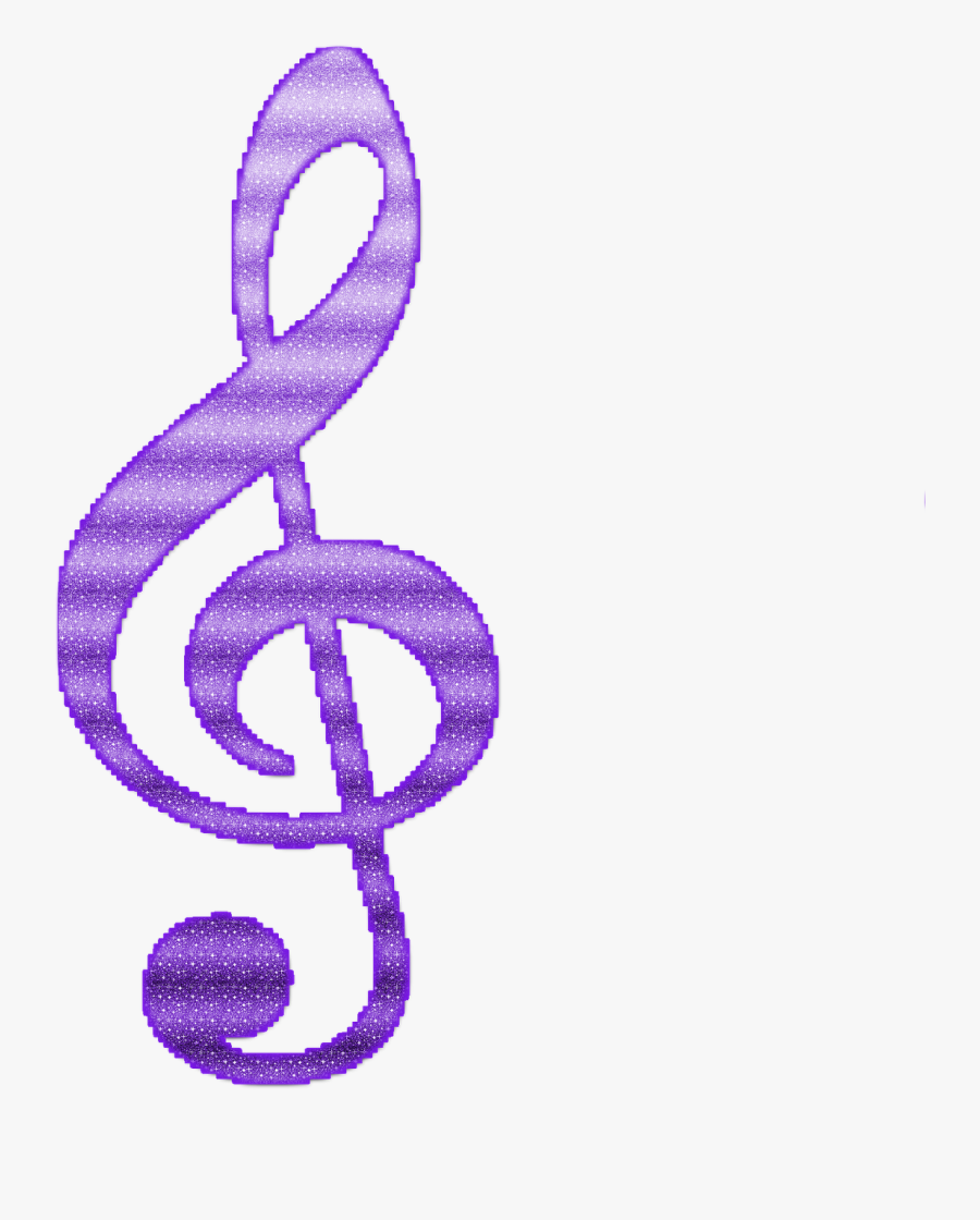 Transparent Treble Clef Png - Clipart Pink Treble Clef , Free ...