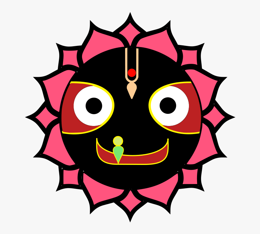 Juggernaut, God, Krishna, Mask, Indian - Jagannath Painting On Canvas ...